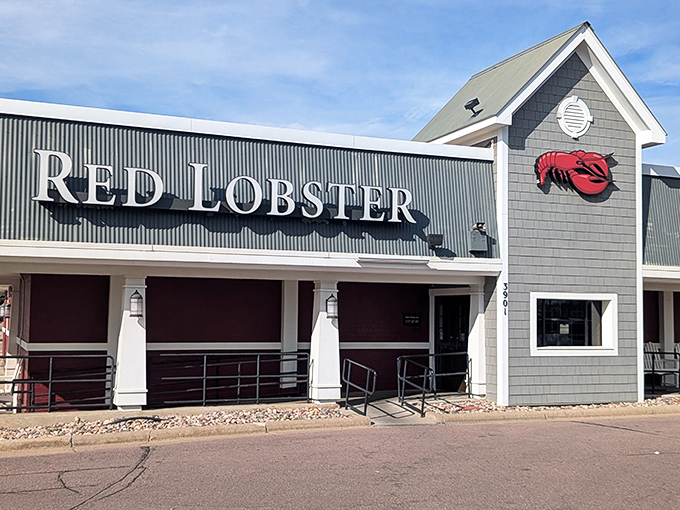 The iconic Red Lobster sign beckons like an old friend &ndash; promising those addictive Cheddar Bay Biscuits and seafood comfort.