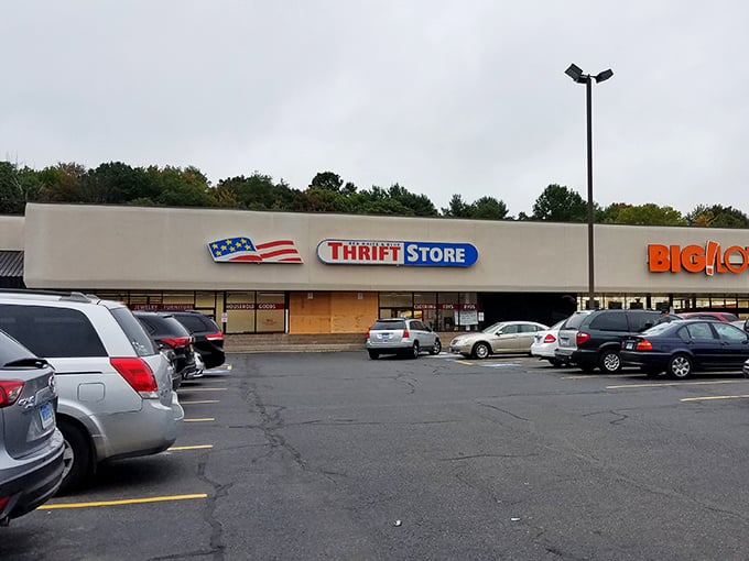 That patriotic flag logo says it all - this Waterbury treasure trove promises American-sized bargains in every aisle.