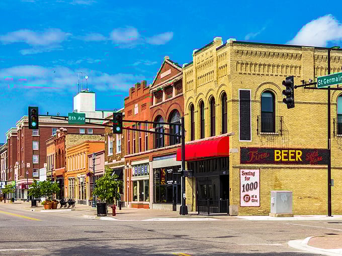 Historic charm meets modern living in St. Cloud's downtown district. These brick buildings have stories to tell!