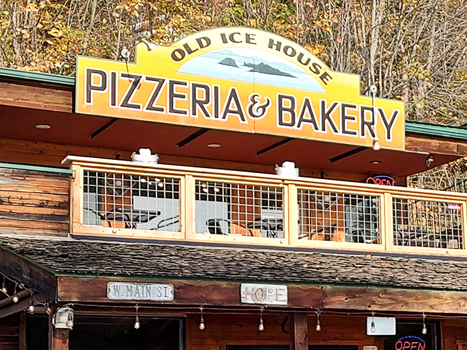 The Old Ice House Pizzeria's rustic wooden facade isn't just charming&mdash;it's a promise that what awaits inside is authentically Idaho and deliciously unforgettable.