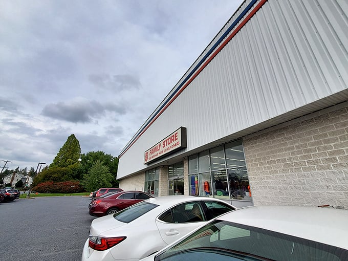 The unassuming exterior of Salvation Army hides a treasure trove within. Bargain hunters, prepare your carts!