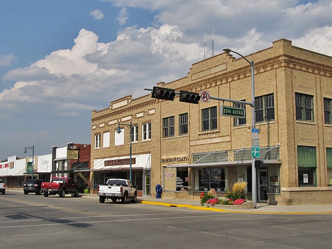 Torrington's Main Street whispers stories of simpler times, where brick buildings stand like guardians of small-town charm.