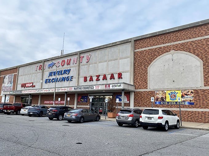 Look at this treasure hunter's paradise - rows of booths stretching like a vintage wonderland waiting to be explored.