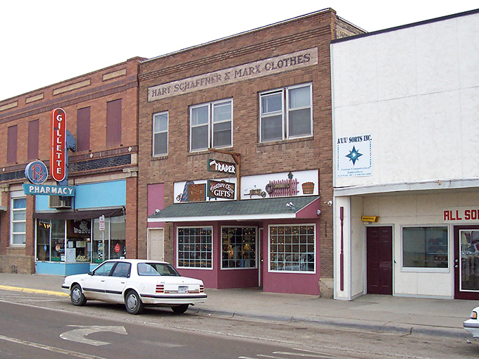 Downtown Wolf Point's vintage storefronts whisper tales of simpler times, when a dollar meant something and neighbors knew your coffee order by heart.