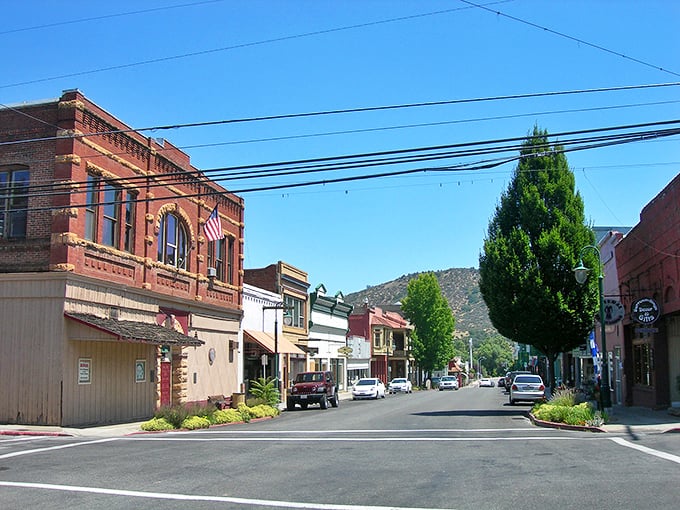 Historic Yreka's main street looks like a movie set where the Gold Rush never ended. Those brick buildings have stories to tell!