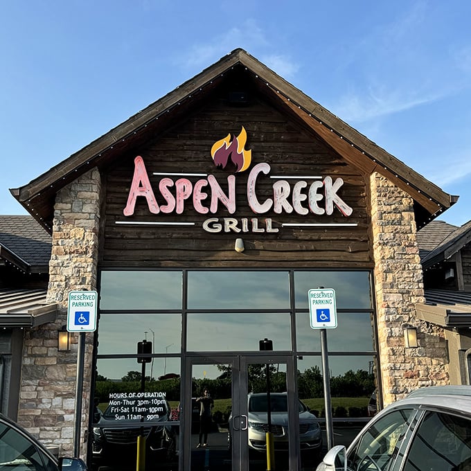 That glowing sign isn't just for show. It's nature's way of saying, "Psst... the good steaks are in here!"