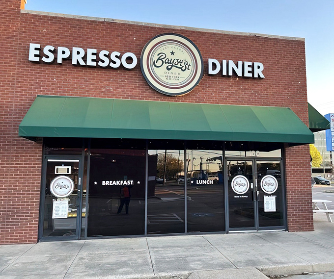 Morning sunshine reflects off Bay34th's windows, where inside, plates of pancakes and eggs await the Arlington breakfast crowd.