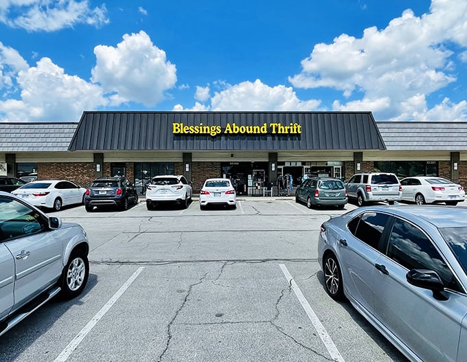 Full parking lot, full hearts! Blessings Abound draws crowds like a doorbuster sale without the 5 AM wake-up call.