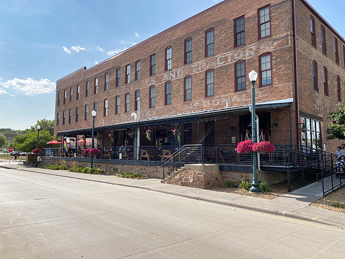 Where sandwich artistry meets architectural history. Those windows let in the perfect amount of natural light for admiring your lunch masterpiece.