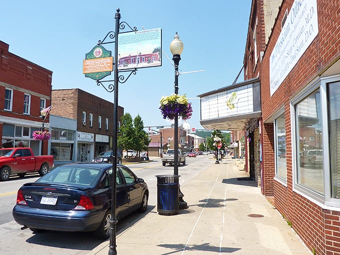Those hanging flower baskets aren't just pretty&mdash;they're Buckhannon's way of rolling out the red carpet for visitors.