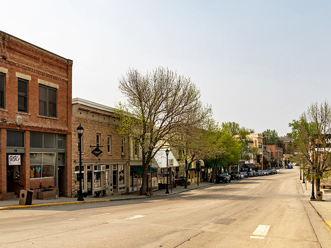 Those Bighorn Mountains frame Buffalo perfectly, creating postcard views that make every drive feel like an adventure. 