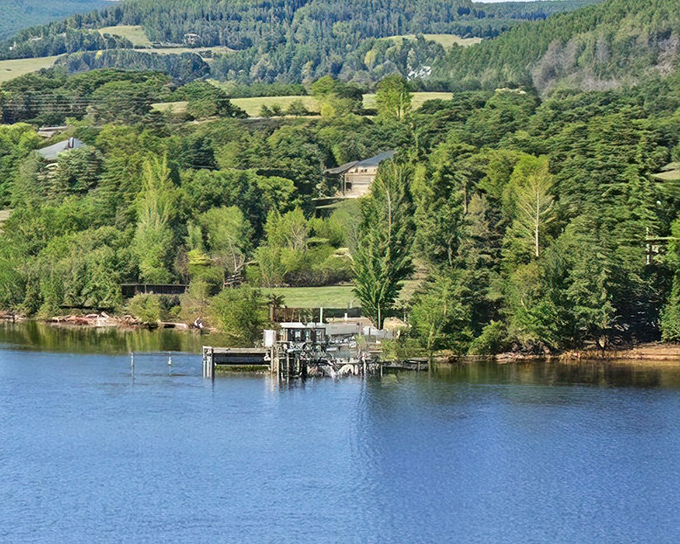 This aerial view of Chester shows why Connecticut River towns make even city planners weep with envy.