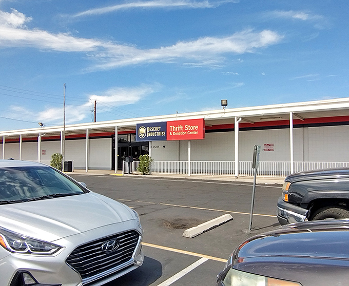 Clean lines and ample parking make this Mesa thrift store a hassle-free destination for bargain seekers.