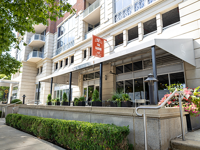 Egg Harbor's welcoming storefront invites you in for breakfast with the same enthusiasm as a grandmother who hasn't seen you in months.