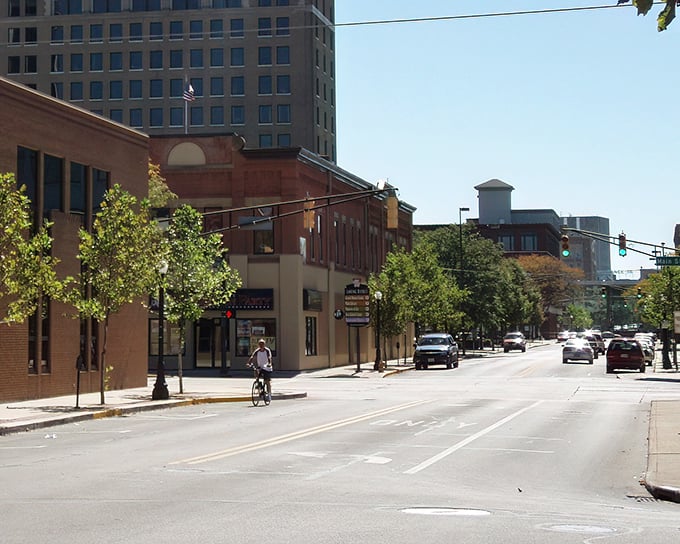 Downtown Fort Wayne invites leisurely strolls where every corner whispers stories of simpler, more gracious times.