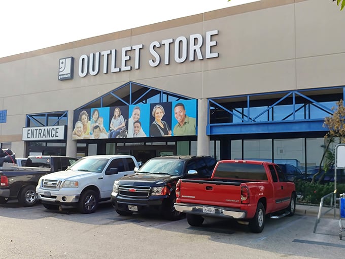 Blue bins of possibility await at Goodwill's outlet store. It's not shopping—it's an archaeological dig for modern treasures.