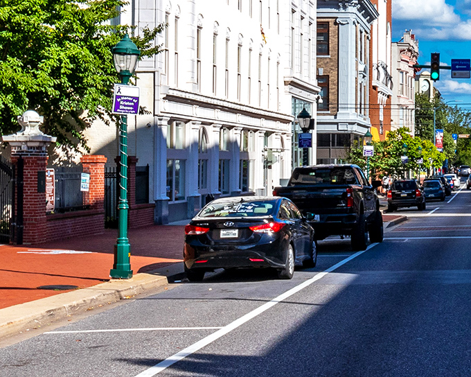 Tree-lined streets and classic architecture give downtown Hagerstown the feel of stepping into a more civilized era, minus the questionable plumbing.