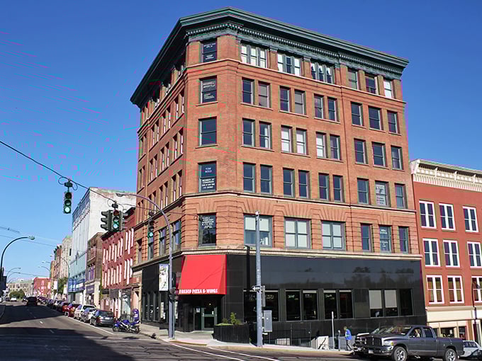 This isn't Manhattan's skyline, but Jamestown's historic downtown offers something better&mdash;affordable living with character that doesn't require a Wall Street salary.