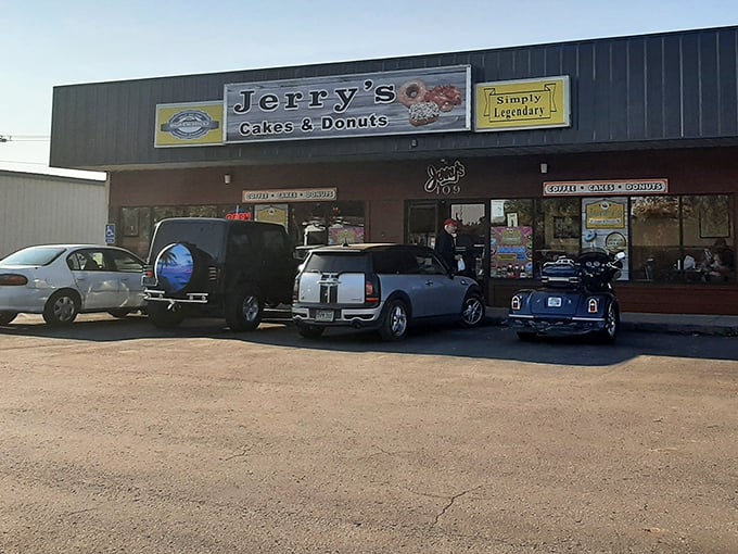 The morning pilgrimage to Jerry's &ndash; where locals know that patience in line leads to donut paradise.