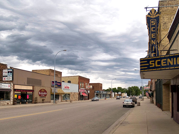 The historic Scenic Theater stands as Lisbon's entertainment hub, its vintage marquee promising movie nights that won't break your budget.