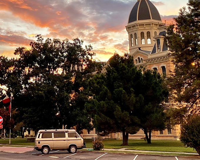 That courthouse dome catches desert light like a beacon for wandering souls seeking something different.