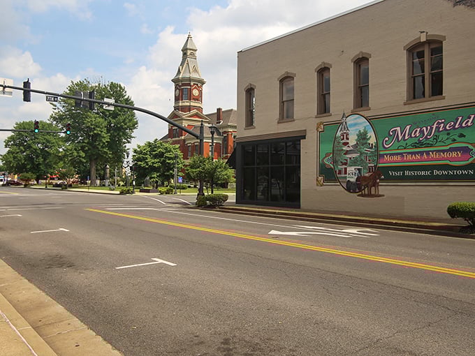 That clock tower isn't just telling time&mdash;it's telling stories of generations who've called Mayfield home.