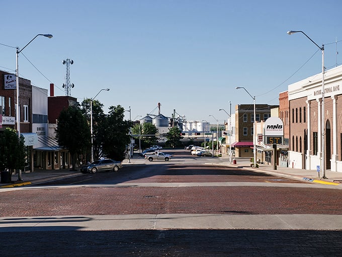 Main Street McCook: Where your Social Security check stretches like the endless Nebraska horizon. Small-town magic at its finest!