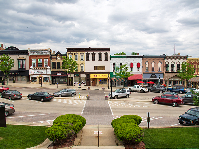 Classic Americana at its finest! These colorful awnings have sheltered generations of shoppers from both rain and the temptation to rush through life.
