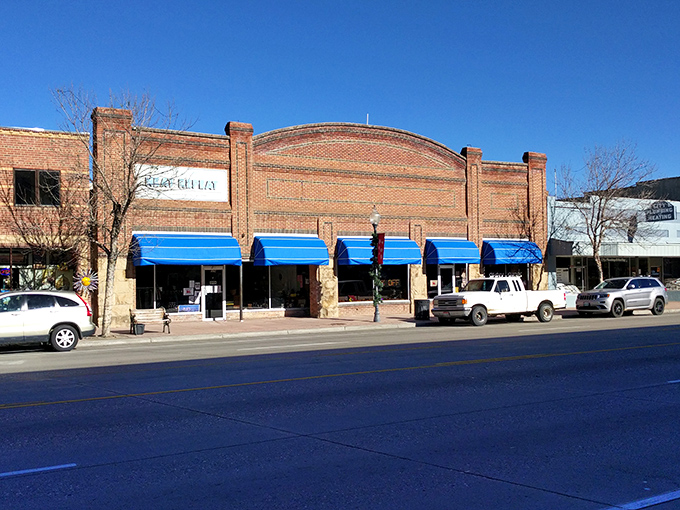 Sunshine gleams off Neat Repeat's historic building. Inside, treasures await at prices that'll make your wallet do a happy dance.