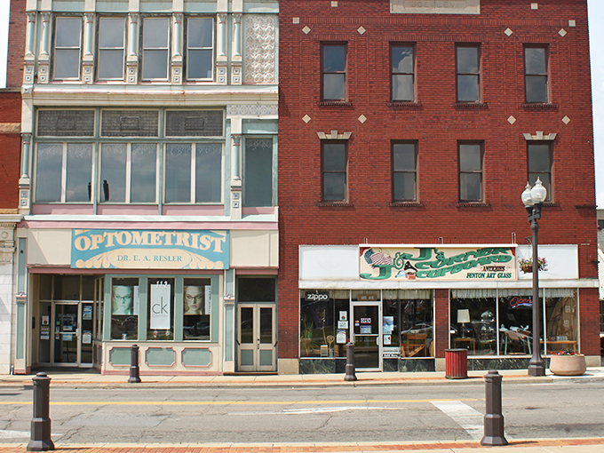Oil City's vintage storefronts transport you to simpler times when optometrists and sandwich shops were the heart of downtown.