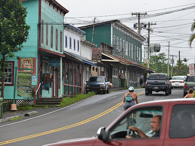 Welcome to Hawaii's most bohemian main street, where every building tells a laid-back story.