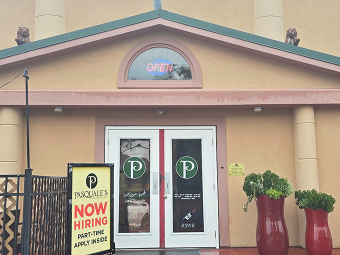 With its welcoming white doors and cozy Italian vibe, Pasquale&rsquo;s invites you in for classic comfort and pizza made with heart.