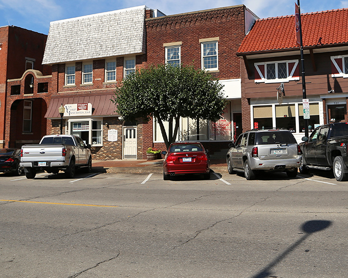 Downtown Pella's brick facades and charming storefronts make you wonder if you accidentally drove to Europe instead of Iowa.