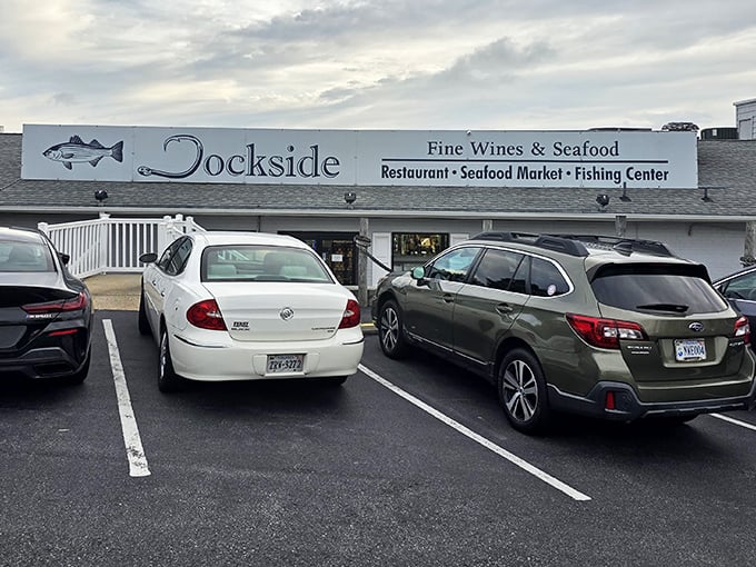 No valet parking, no pretension&mdash;just a straightforward promise of "Fine Wines & Seafood" that Dockside delivers on with maritime gusto.