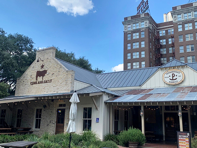 "Come and eat it" isn't just a suggestion at Pinkerton's&mdash;it's practically Texas law. Those picnic tables have witnessed barbecue revelations.