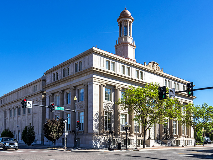 Pueblo's stately architecture stands proud against Colorado's blue skies, offering affordable living with a side of history.