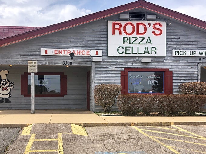 By day, Rod's unassuming wooden exterior hides pizza treasures within&mdash;like finding the Ark of the Covenant, but with more pepperoni.