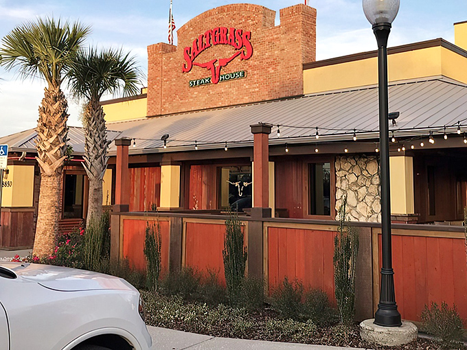 Palm trees and rustic charm &ndash; Saltgrass combines Florida's tropical vibe with Texas-sized steak portions that'll make your heart skip a beat.