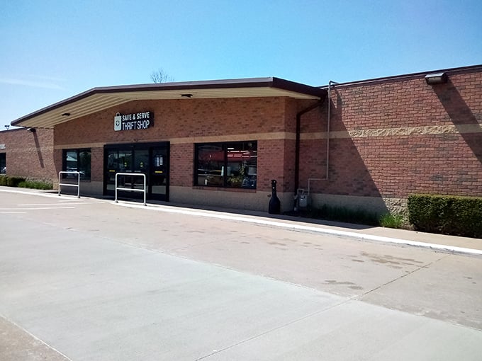 The brick facade of Save & Serve is like finding the entrance to a treasure cave &ndash; unassuming on the outside, magical within.