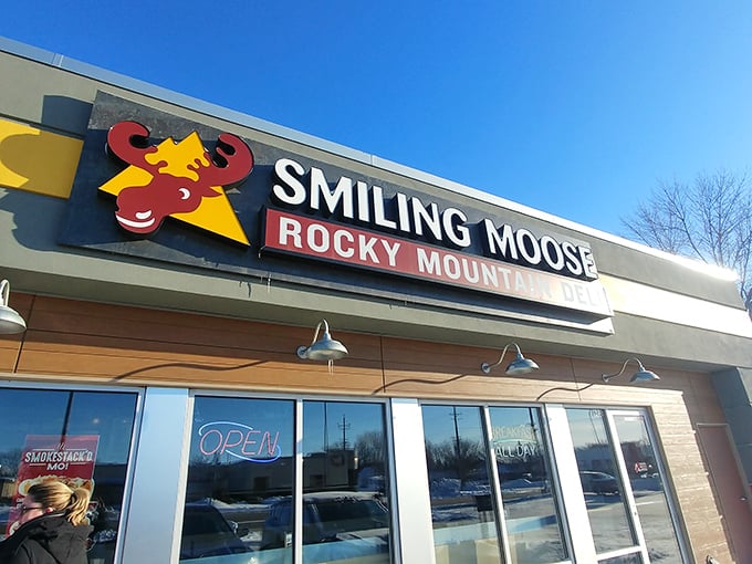 When a moose smiles at you from a sign, you know good eats await. This Rocky Mountain deli brings mountain-sized flavors to Grand Forks.