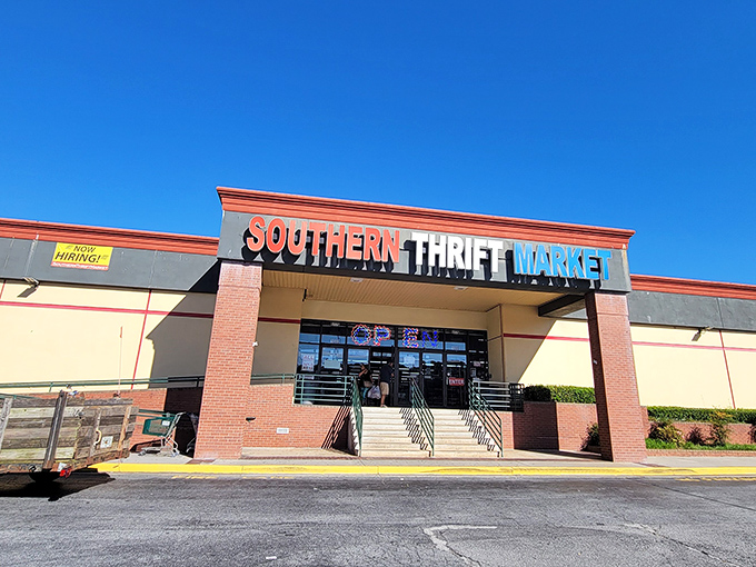 Step into Southern Thrift Market and leave your full-price shopping habits at the door. Bargain paradise awaits!