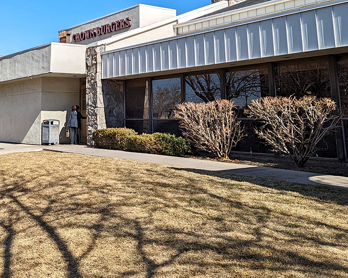 Winter can't keep the faithful away. This unassuming building houses burger magic that locals have treasured for generations.
