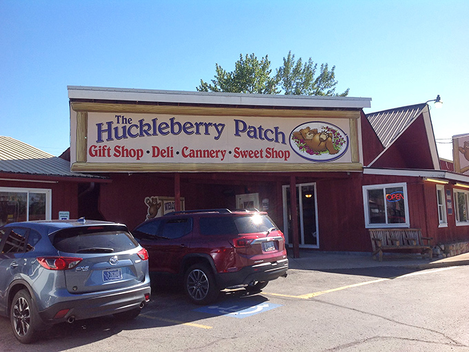 Even rainbows point the way to this huckleberry haven, where berry dreams come true in pastry form.
