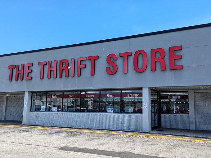 Simple name, extraordinary selection. The Thrift Store's straightforward exterior hides a labyrinth of secondhand wonders waiting to be discovered.
