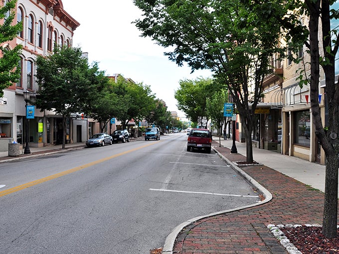Tree-lined streets invite leisurely strolls through a downtown that remembers when neighbors knew names.