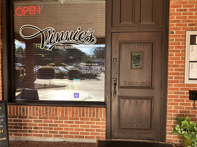 When the "OPEN" sign glows, you know legendary beef awaits just beyond that welcoming doorway. 