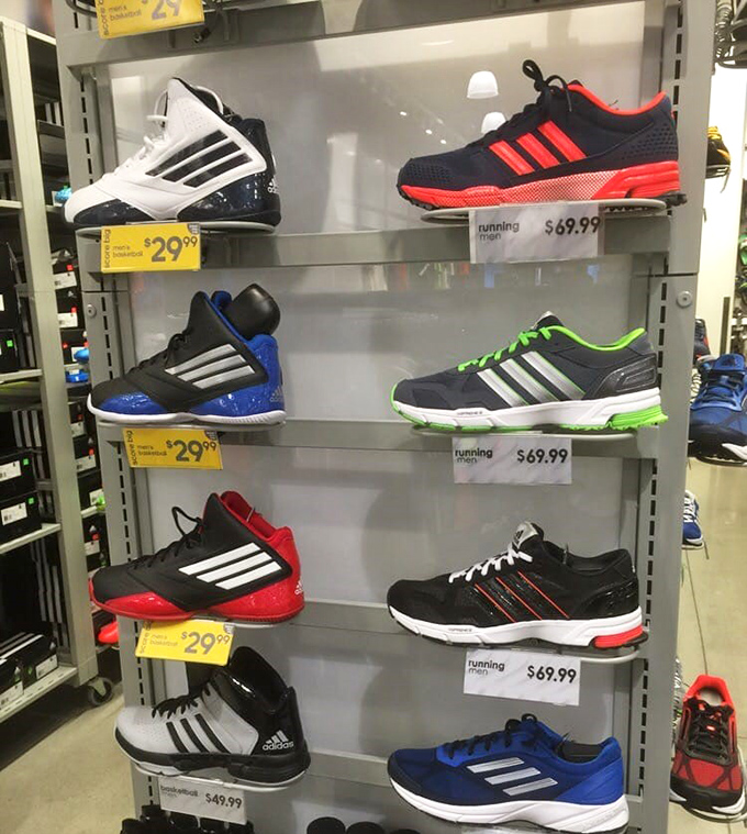 The holy grail of sneaker deals! Adidas outlet shelves where athletic aspirations meet budget-friendly reality.
