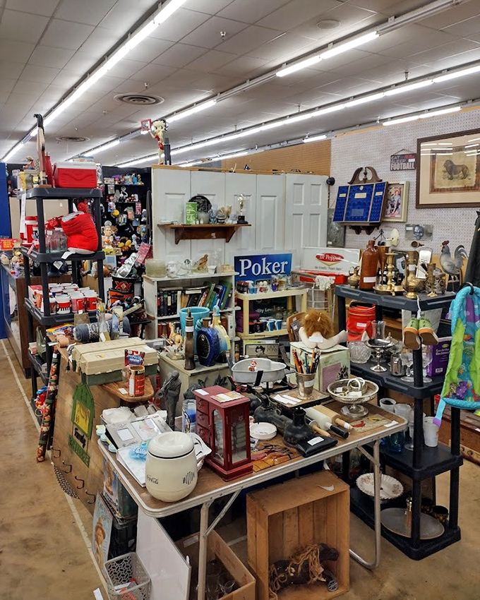 Every booth tells a different story, with treasures stacked from floor to ceiling begging you to explore further.