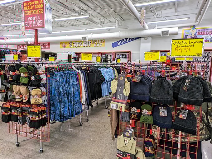 Fashion finds without the fashion district prices. From cozy winter hats to everyday essentials, Ollie's clothing department is where style meets sensibility.