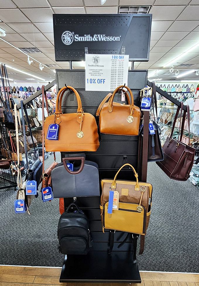 Leather treasures await at every turn. These aren't just bags&mdash;they're future travel companions with stories yet to be written.